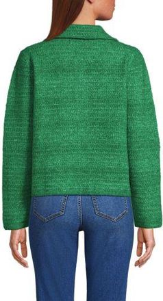 Lands End Soft Touch Jacke, Damen, Gr&ouml;&szlig;e:40-42 regular, Gr&uuml;n, by Lands End