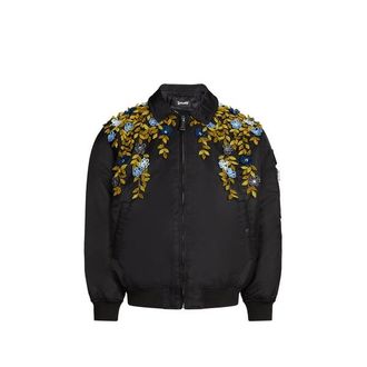 Benjamin Benmoyal Schott x Benmoyal - Bomber brod&eacute; &agrave; fleurs