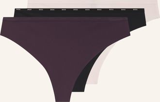HUGO BOSS 3er-Pack Strings Micro schwarz