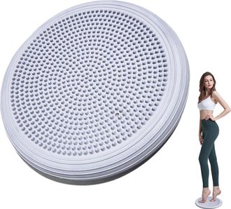 Generico Balance Pad Übung Balance Disc - Indoor Workout Kissen | Flexible zentrale Kraftscheibe für Erwachsene & Kinder | Aufblasbares Schwingkissen inkl