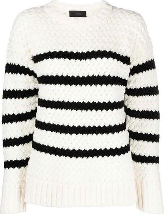 Alanui Pull Col Rond - Blanc