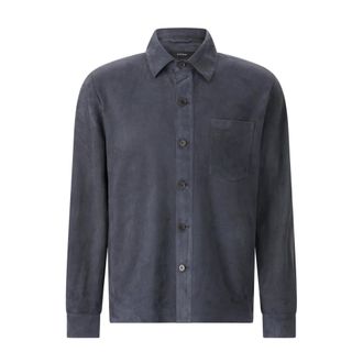 Arma Homme, Vestes, Noir, Taille: L Dino Overshirt
