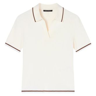 A|X Armani Exchange Homme, Tops, Beige, Taille: M Strick Poloshirt ISO