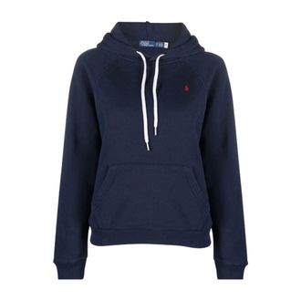 Polo Ralph Lauren Femme, Sweatshirts et sweats &agrave; capuche, Bleu, Taille: 44 FR Sweat &agrave; capuche &agrave; Capuche avec Cordon