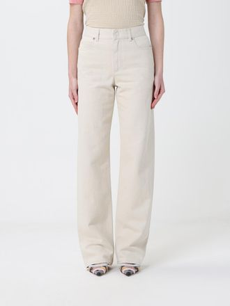 Fendi Jeans FENDI Femme couleur Jaune Cr&egrave;me