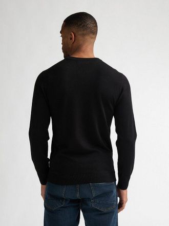 Petrol Industries V-Ausschnitt-Pullover V-Neck Basi Materialmix mit Baumwollanteil