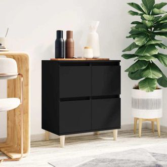 vidaXL Buffet Noir 60x35x70 cm Bois ding&eacute;nierie Vidaxl
