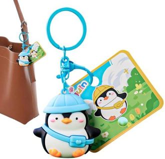 Generic Porte-cl&eacute;s pingouin - Adorable couple, breloque douce et l&eacute;g&egrave;re, accessoire de porte-cl&eacute;s durable | Tendance pour femmes, hommes, filles, gar&ccedil;ons, ado