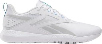 Reebok Homme FLEXAGON Energy TR 4 Sneaker, Footwear WHITE/GREY1/KINETIC Blue, 38.5 EU