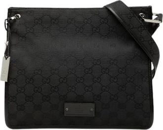 Gucci Pre-owned Toile sacs-gucci - Femme - Pre-owned - Noir - Taille: ONE Size