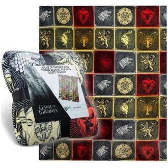 Game of Thrones Plaid Canapé en Polaire - Goodies Officiel Le Trône de Fer