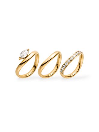 Purelei Lumi Trio Ring Set