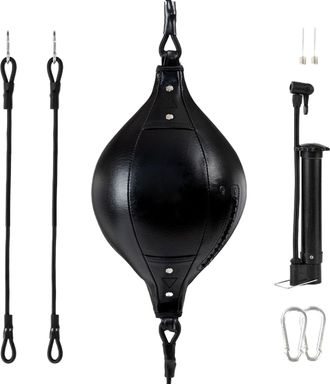 Generico Boxs&auml;cke | flexibler Boxball - Doppelendsack aus flexiblem PU-Leder f&uuml;r Koordinations- und Fitnesstraining zu Hause oder im Garten