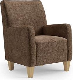 Cavadore Cavadore Sessel Vida / Polstersessel im trendigen Design / 74 x 93 x 81 / Chenille, Rotbraun