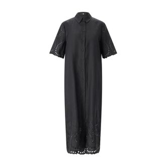 Riani Femme, Robes, Noir, Taille: 44 FR Robes chemises
