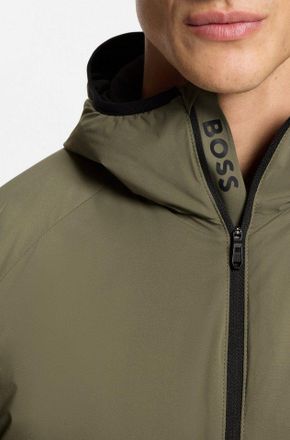 HUGO BOSS Outdoorjacke leicht wattiert, 4-Wege-Stretch-Qualit&auml;t, Regular Fit