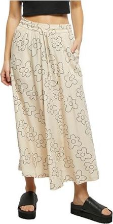 Urban Classics Ladies Viscose Midi Skirt, Jupe Femme, Softseagrassflower