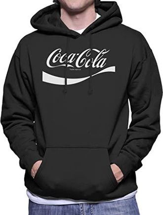 Coca Cola Ware Coca Cola 1941 Logo Mens Hooded Sweatshirt