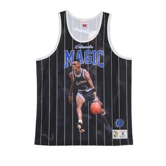 Mitchell & Ness NBA Basketball Tank Top Orlando Magic - - Sport - Herren - Schwarzk - L