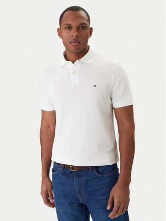 Tommy Hilfiger Poloshirt 1985 MW0MW17770 Wei&szlig; Regular Fit