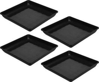 Happyyami 4 Stück Blumentopf-Untersetzer Auffangschale Für Pflanzen Blumentopf-Tabletts Pflanzgefäß-Untertassen Pflanztopf-Tablett Pflanzen-Tablett Pflanzengesc