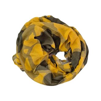 Manila Grace unisex, Accessoires, Orange, Taille: ONE Size Foulard en coton et soie