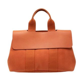 Herm&egrave;s Pre-owned Valparaiso PM - Femme - Pre-owned - Orange - Taille: ONE Size