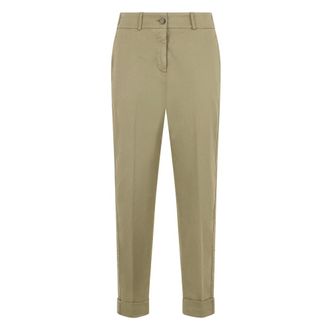 PESERICO Femme, Pantalons, Vert, Taille: 48 FR Pantalons