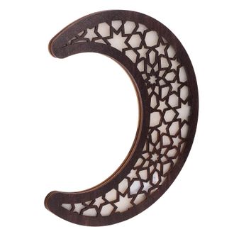 Angoily Mondf&ouml;rmige LED Wandleuchte Dekorative Mondlampe f&uuml;r Schlafzimmer und Festtagsdeko Warme Atmosph&auml;re Wandornament mit Kupferdraht