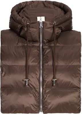 Saison 1865 Doudoune courte sans manches à capuche