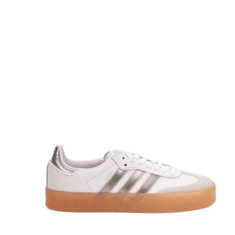 adidas Femme, Chaussures, Blanc, Taille: 38 EU Chaussures plates blanches style Sambae
