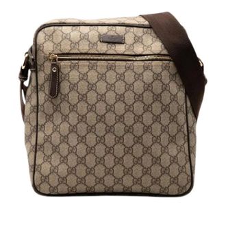 Gucci Sac bandouli&egrave;re en toile Pre-owned - Femme - Pre-owned - Brun - Taille: ONE Size