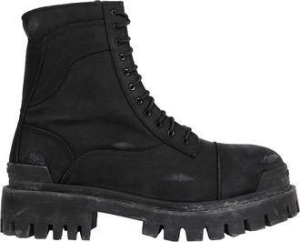 Balenciaga Combat Strike Canvas Boots