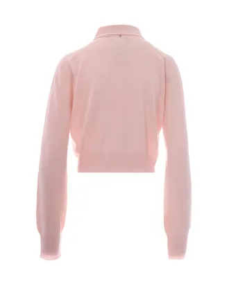 Sportmax Womens Cardigan Lirica Rose Cardigans Sweater