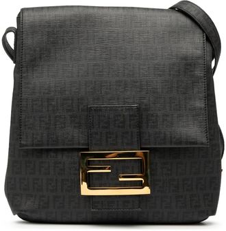 Fendi Hobo Bags - Zucchino Spalmati Crossbody - Gr. unisize - in Schwarz - f&uuml;r Damen