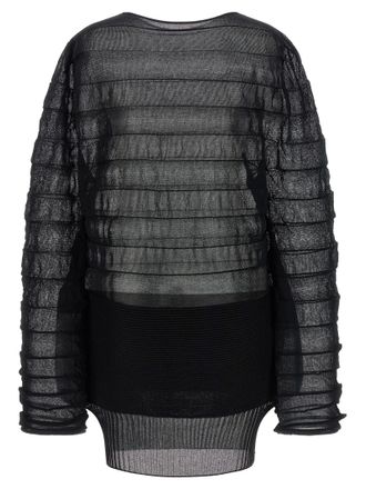 Issey Miyake Womens Black Polyester Sweatshirt Clothing