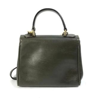 Fendi Pre-owned Cuir sacs-fendi - Femme - Pre-owned - Vert - Taille: ONE Size