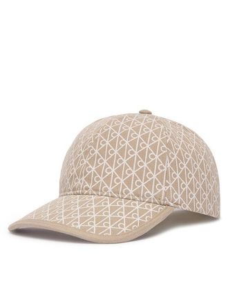 Calvin Klein Cap Emblem Print W Leather Patch Cap LV04F5036G Beige