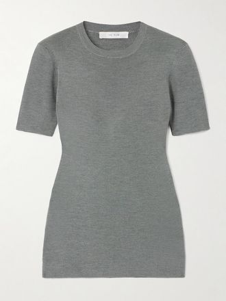 The Row Jannat T-shirt Aus Seide - Grau