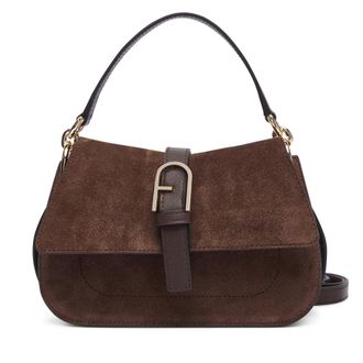 Furla Handtasche Furla Flow Mini Top Handle WB01032 BX3045 CN 3244S Braun