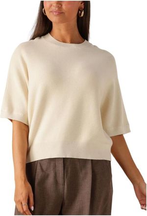 Moss Copenhagen Damen, Strickwaren, Beige, XS/SGr&ouml;&szlig;e