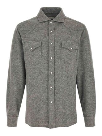 Brunello Cucinelli Hemd - Grau