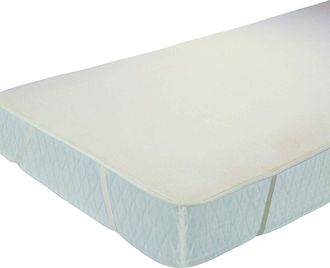 BIERBAUM Matratzenschoner Molton-Auflage Premium, 100 Prozent Baumwolle, natur, Designed in Germany, 90x200 cm