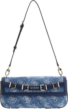 Guess Sac &eacute;paule Dovie en denim de coton m&eacute;lang&eacute;