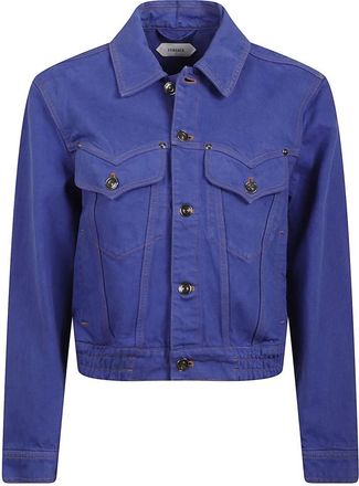 Versace Femme, Vestes, Bleu, Taille: 36 FR Versace Vestes
