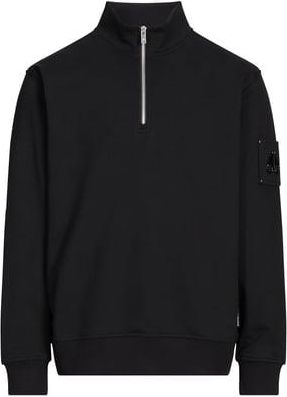 Moose Knuckles Sweatshirt &agrave; col zipp&eacute; en coton