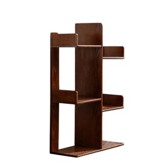 Generic 3-5-stufiges Baum-B&uuml;cherregal, vertikales B&uuml;cherregal, schmales, mehrschichtiges Design spart Platz, for Aufbewahren von B&uuml;chern, CDs und Zeitschrifte