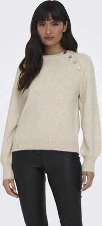 Only Rundhalspullover ONLEMMA LS BUTTON ONECK EX KNT