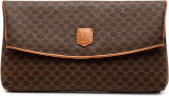 Celine Clutches - Macadam Coated Canvas Clutch - Gr. unisize - in Braun - f&uuml;r Damen