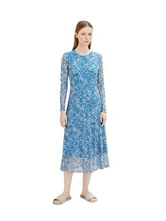 Tom Tailor Denim TOM TAILOR Denim 1035709 Robe Femme,31338 - Abstract Structure Print,S